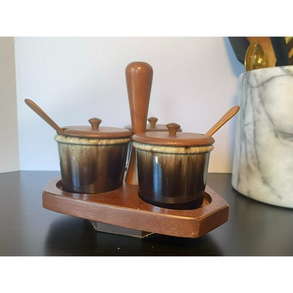 Dining | Midcentury Modern Condiment Caddy Teak Wood | Poshmark